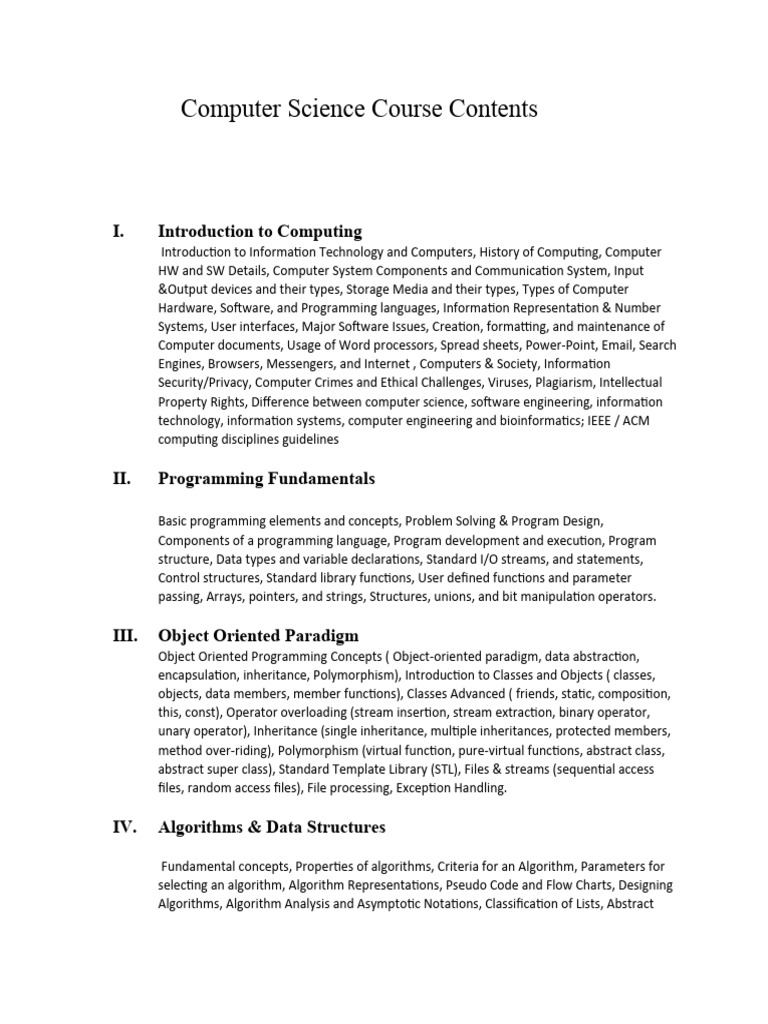 Computer Science | PDF