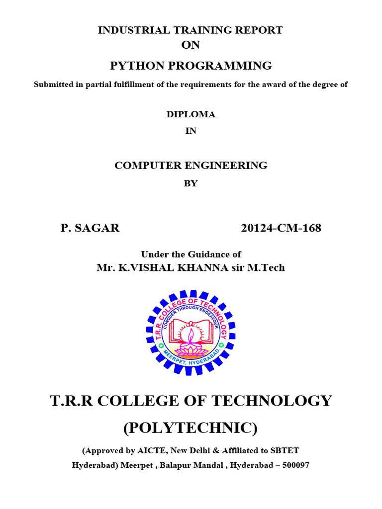 Sagar Project Documentation | PDF