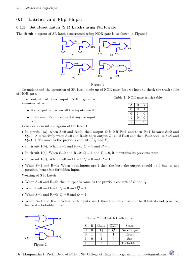 Module 4 Latches Flip Flops | PDF