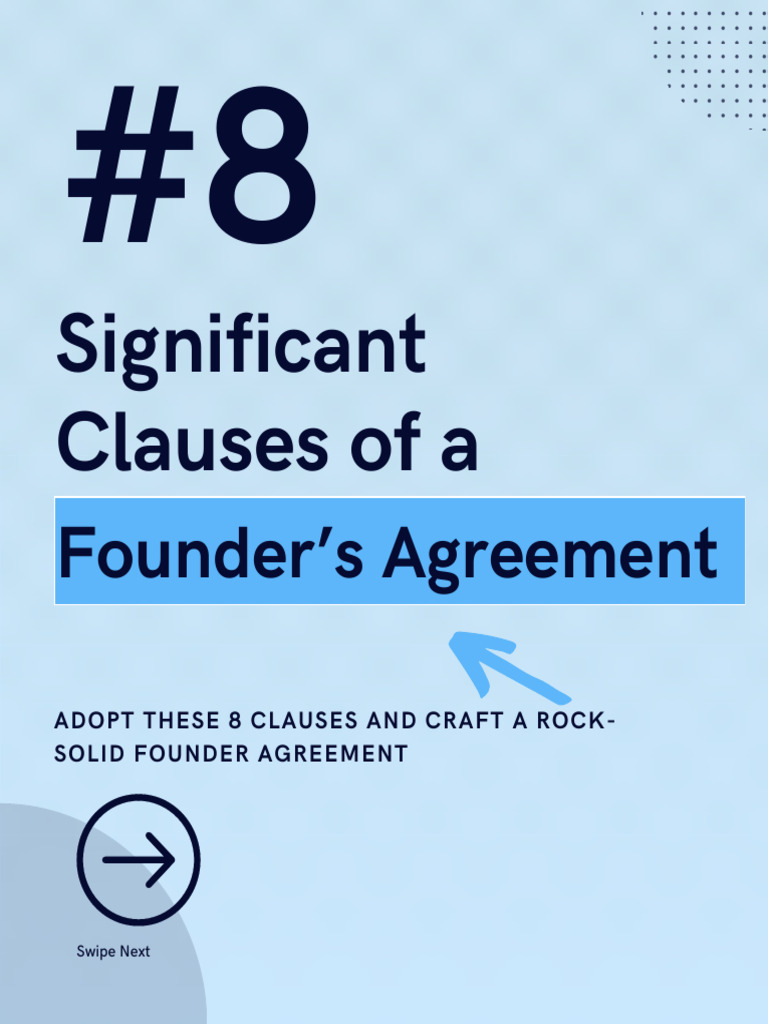 Important Clauses of Your Founder S Agreement 1699283676 | PDF