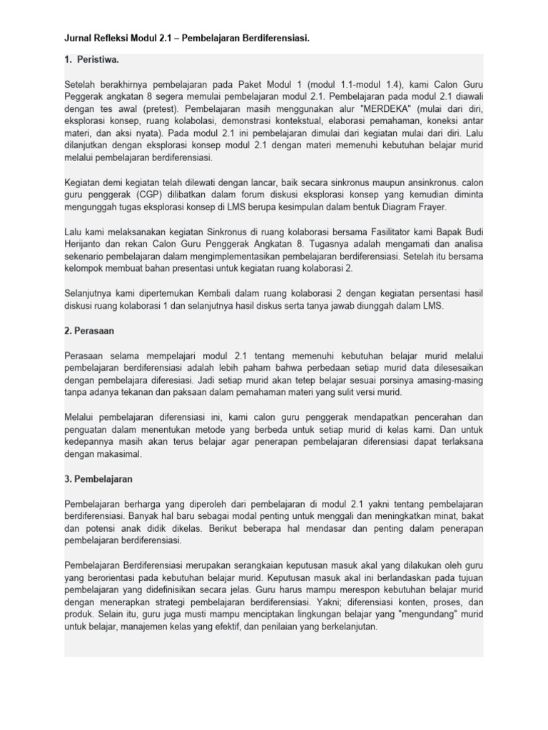 Jurnal Modul 2 | PDF
