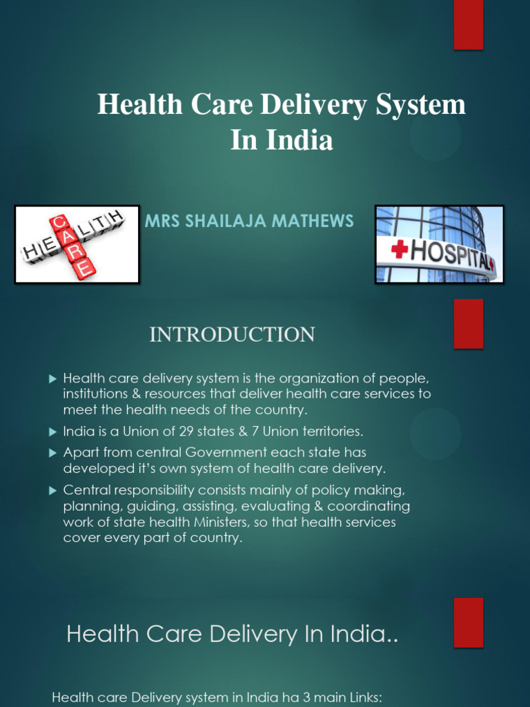 Overview of India's Health Care System | PDF