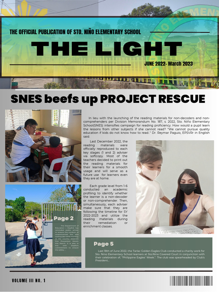 Snes School Paper 22 23 | PDF