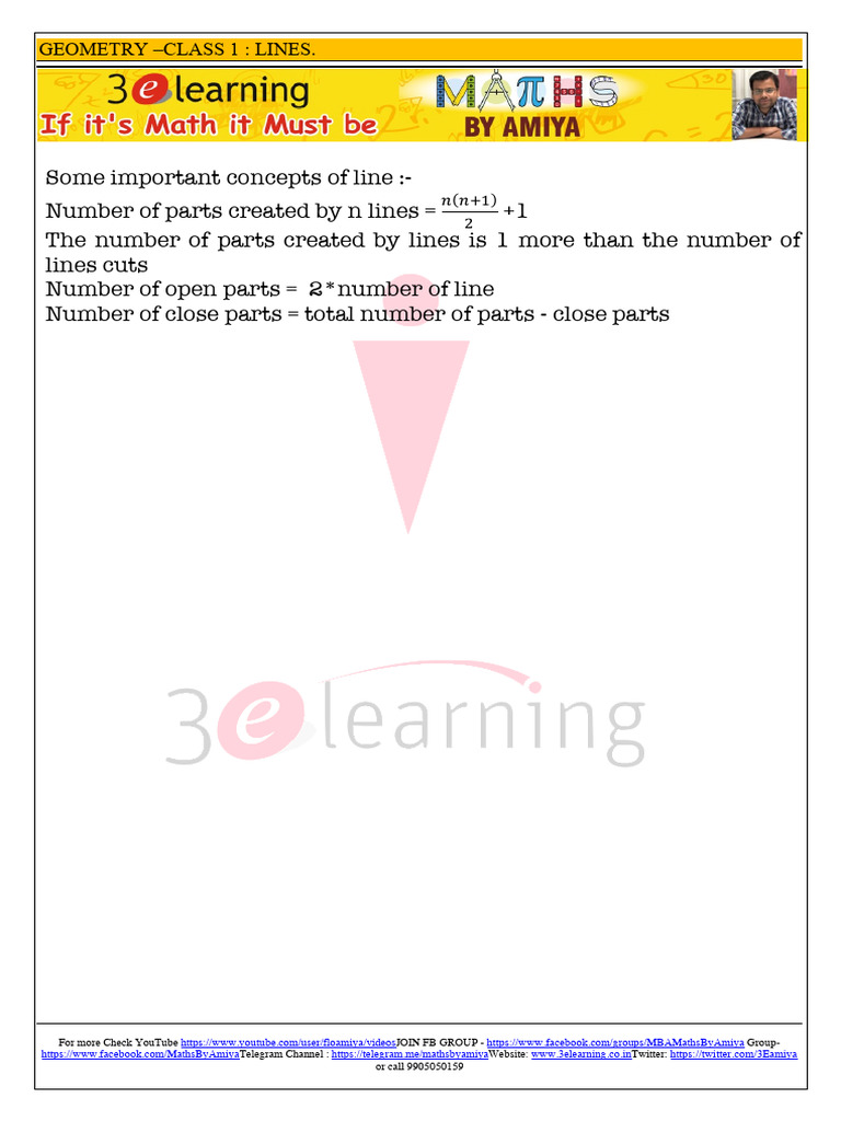 447) Geometry Class 1 ?? ????? NA | PDF