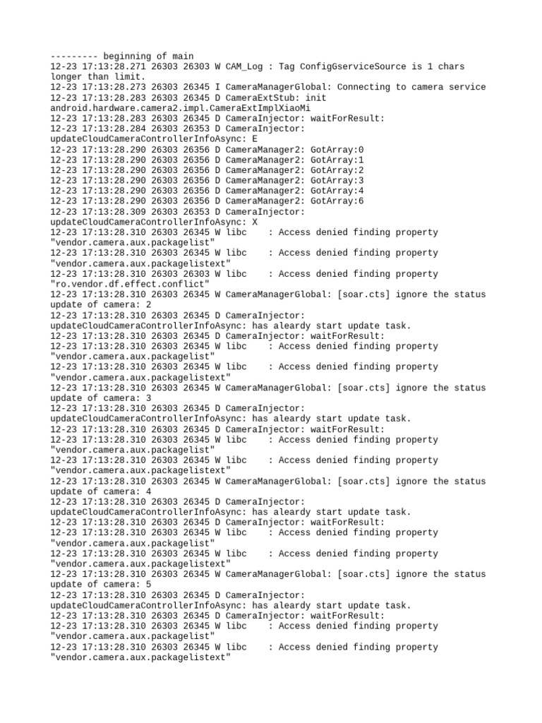 Log Cat 1703322808208 | PDF | Computer Science | Computer Architecture