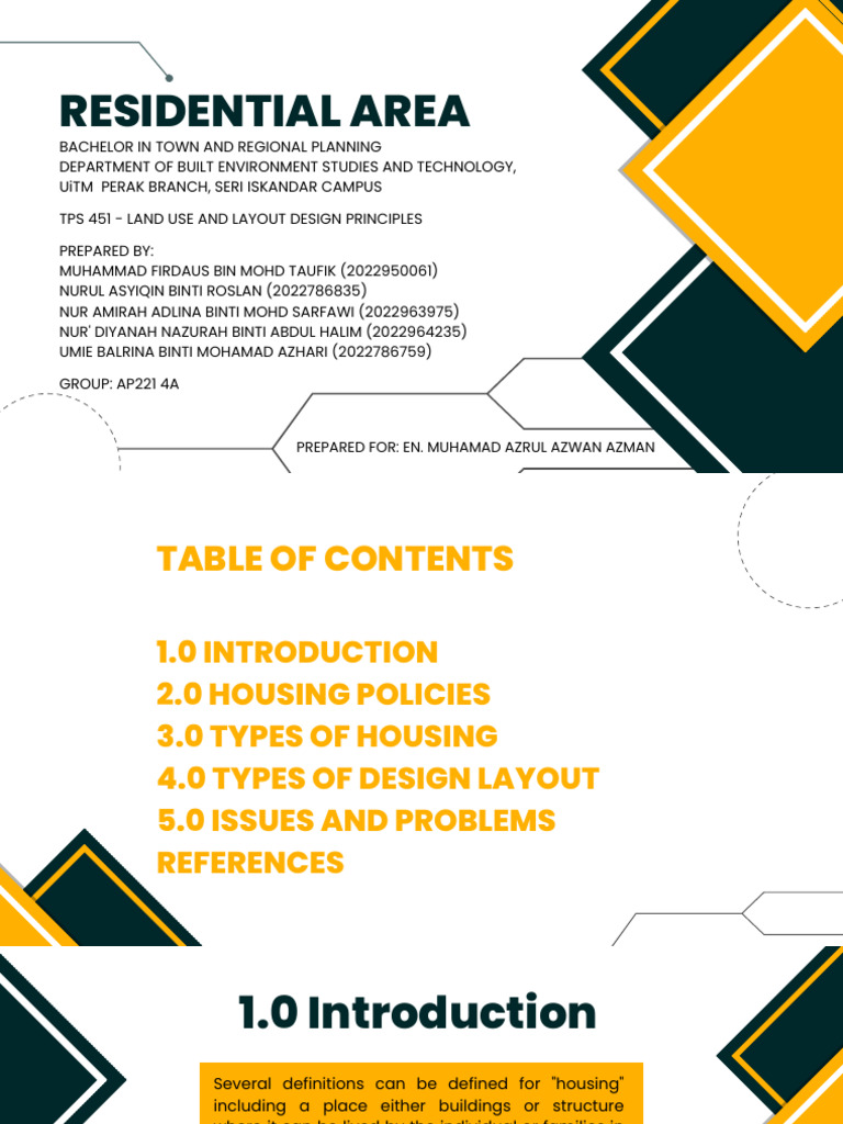 TPS451 Land Use and Layout Design Principles | PDF