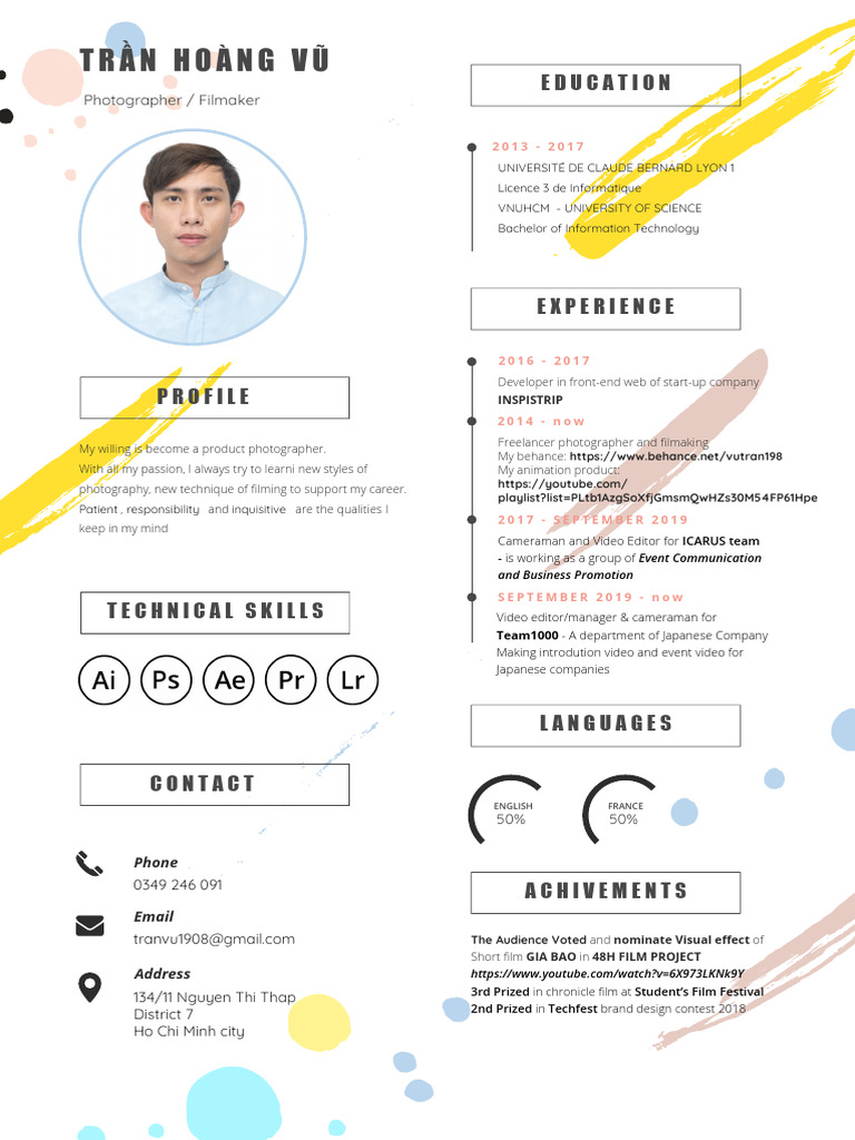 CV Tran Hoang Vu | PDF