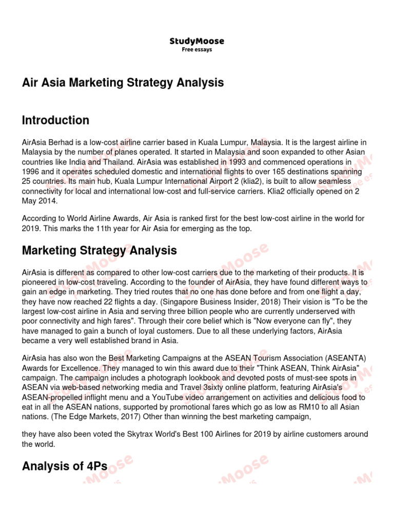 Marketing Strategy | PDF