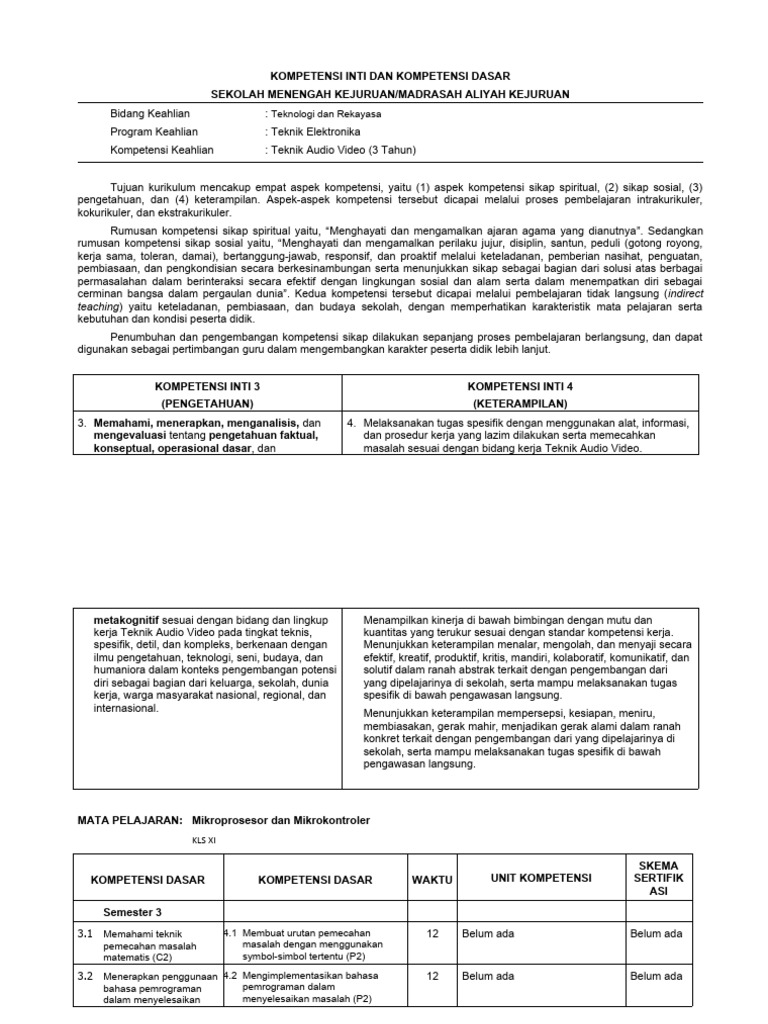 C3.Form Sinkronisasi Kikd DNG Skema Sertifikasi T.AV | PDF