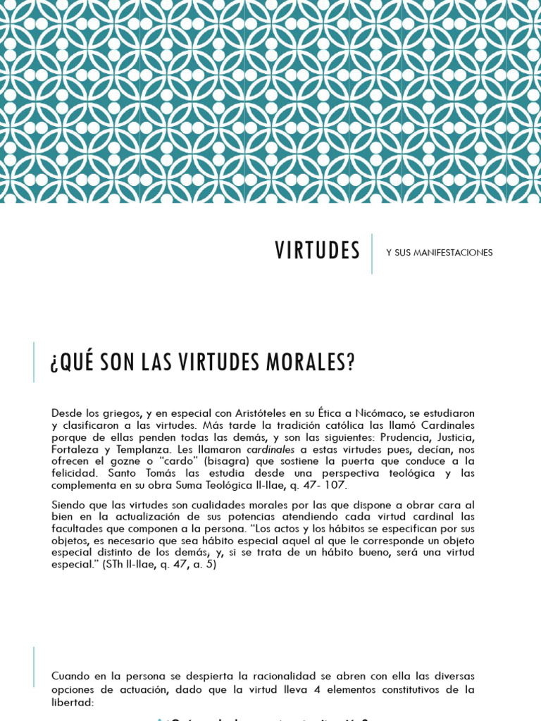 Virtudes Morales y su Impacto | PDF | Virtud | Verdad