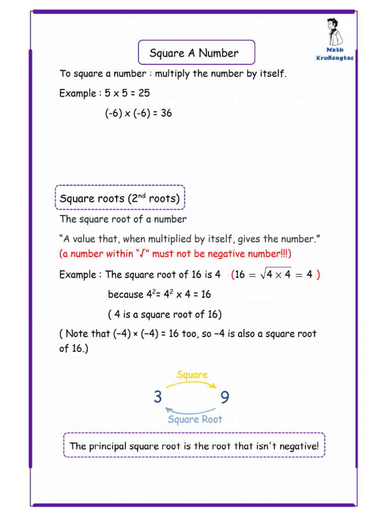 Square Number | PDF
