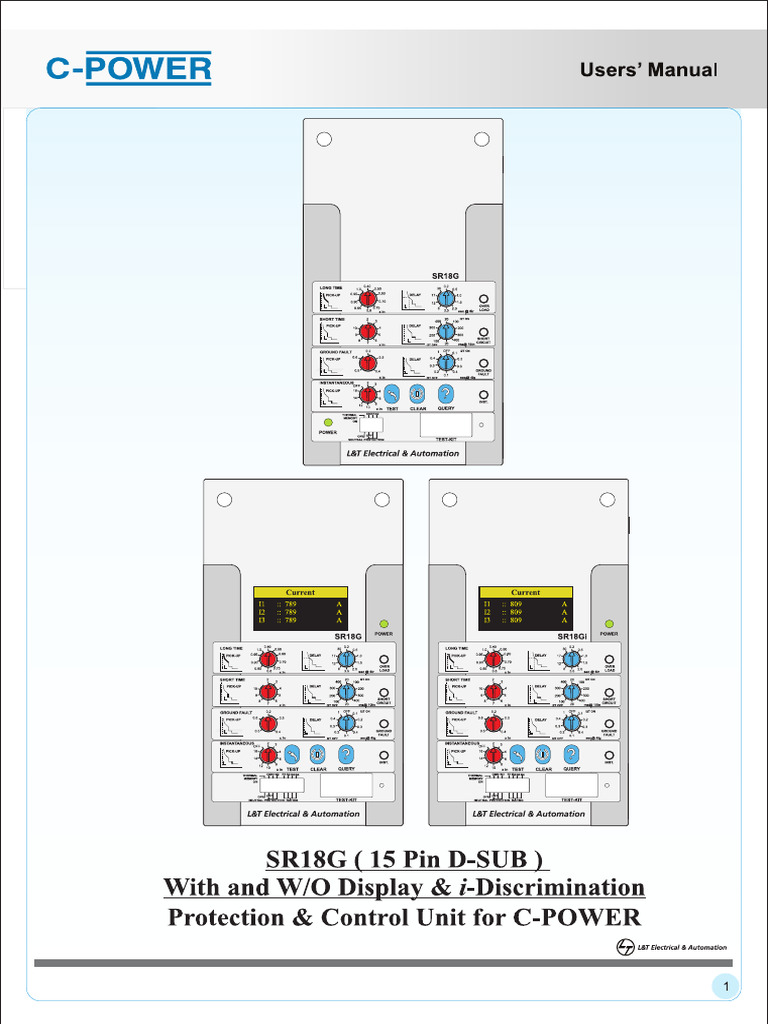 C-Power SR18GD - ACB - Manual - 1.1 | PDF