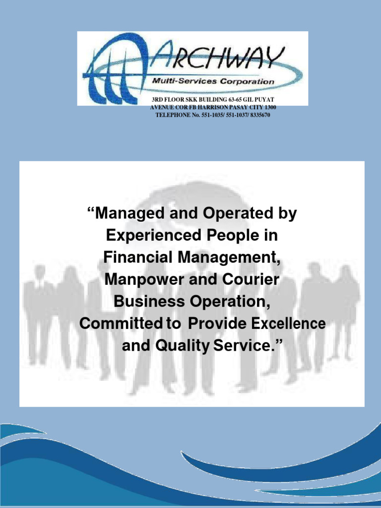 ARCHWAY PROFILE - 2023 Final - 1 | PDF | Human Resources | Business