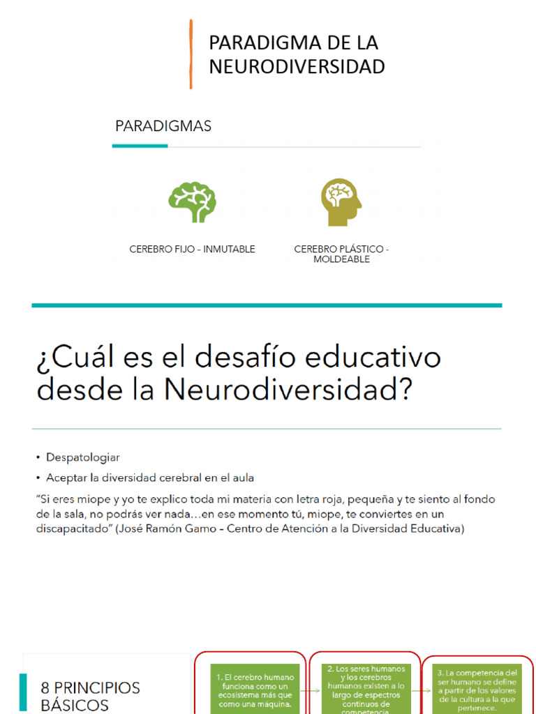 Paradigma de La Neurodiversidad | PDF | Crecimiento personal y profesional | Relaciones ...