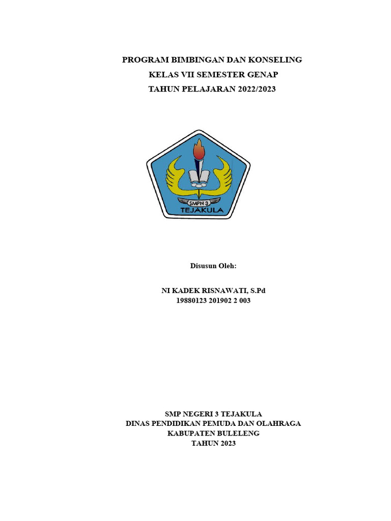 Program BK 7 Semester Genap Tahun 2022-2023 | PDF