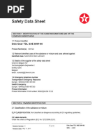 Used Lubricating Oil Safety Data Sheet | PDF | Personal Protective ...
