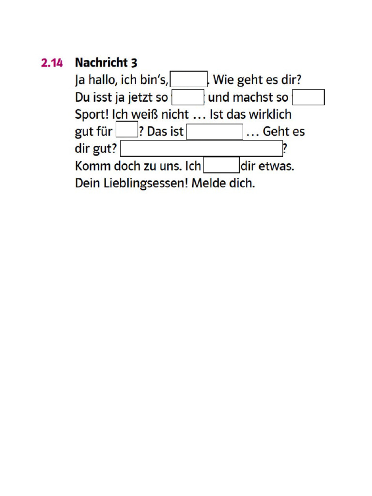 Lückentext | PDF