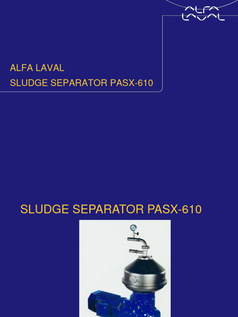 8b. Modul-SLUDGE-SEPARATOR-PASX-610 | PDF