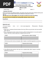 Specific Heat Capacity: Land vs. Water | PDF | Heat | Temperature