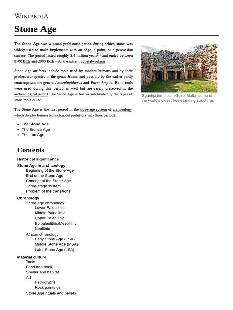 03 Stone - Age | PDF