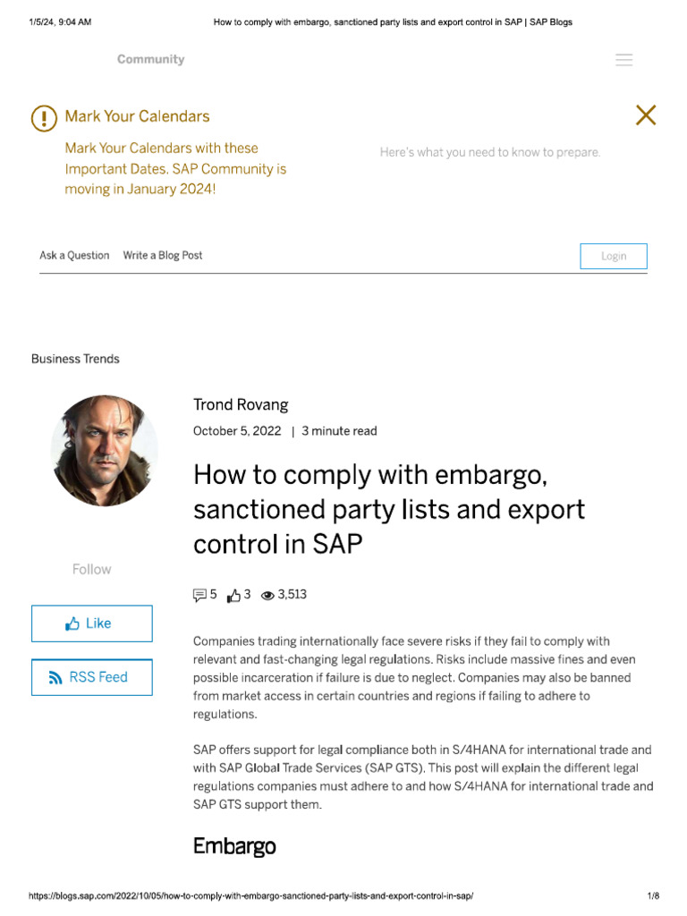 Embargo Comply | PDF