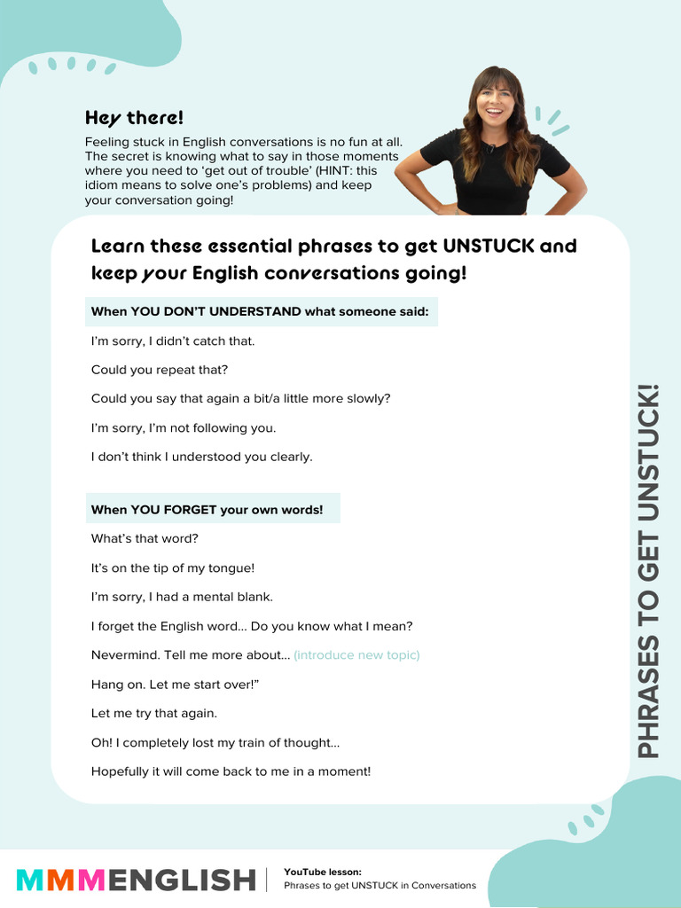 Essential Phrases for English Conversations | PDF