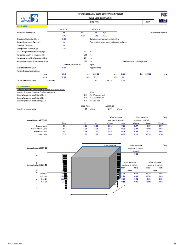 Asce7-10 Wind Load Calculation | PDF | Mechanics | Physical Quantities