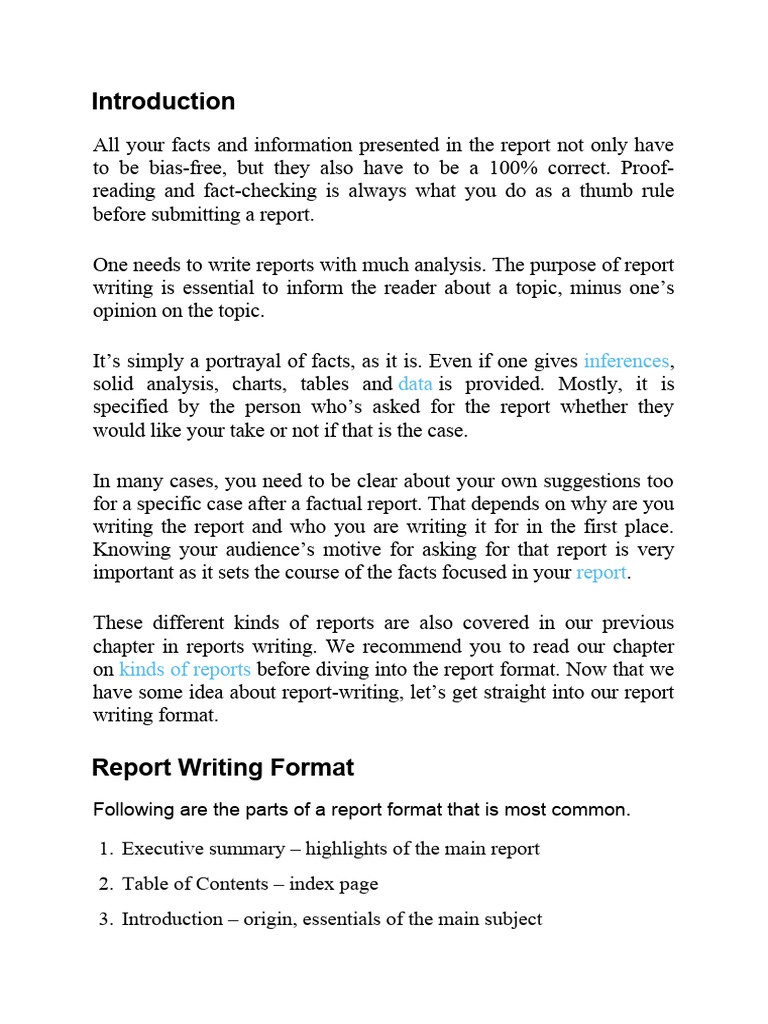 Report Format | PDF