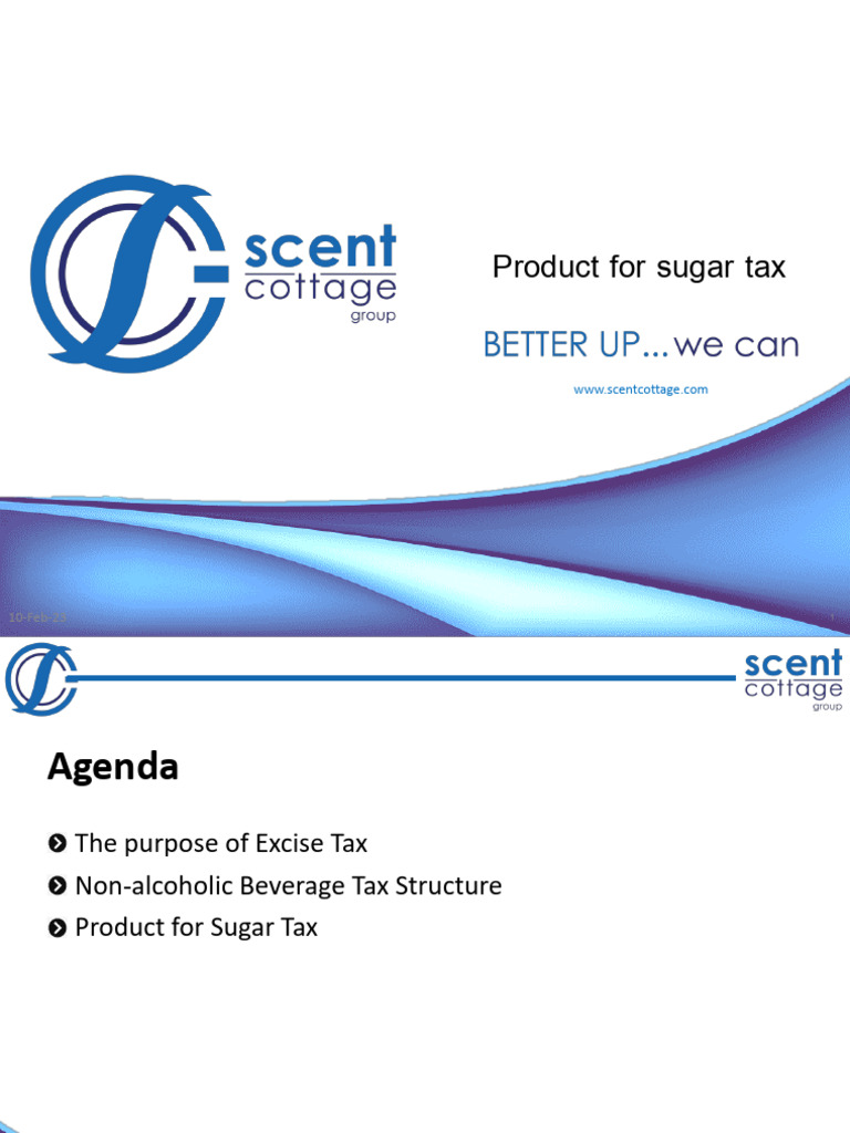 Sugar Tax and Solutions (Low Sugar) Unisweet | PDF