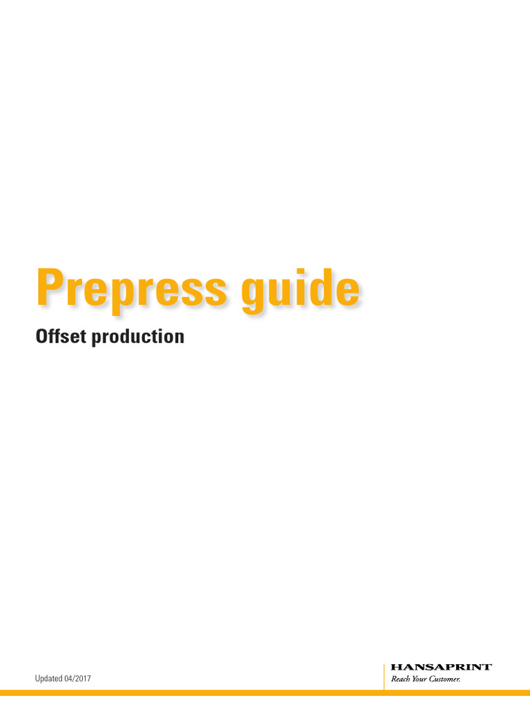 Prepress Guide 2017 B | PDF | Page Layout | Vision