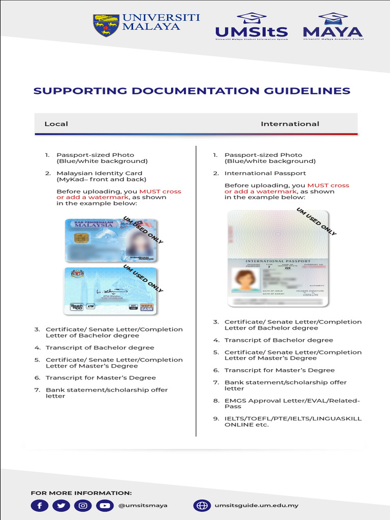 Supporting Documentation Guidelines | PDF