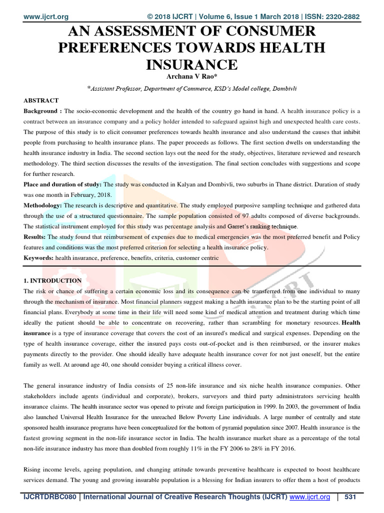 Health Insurance | PDF | Insurance | Life Insurance