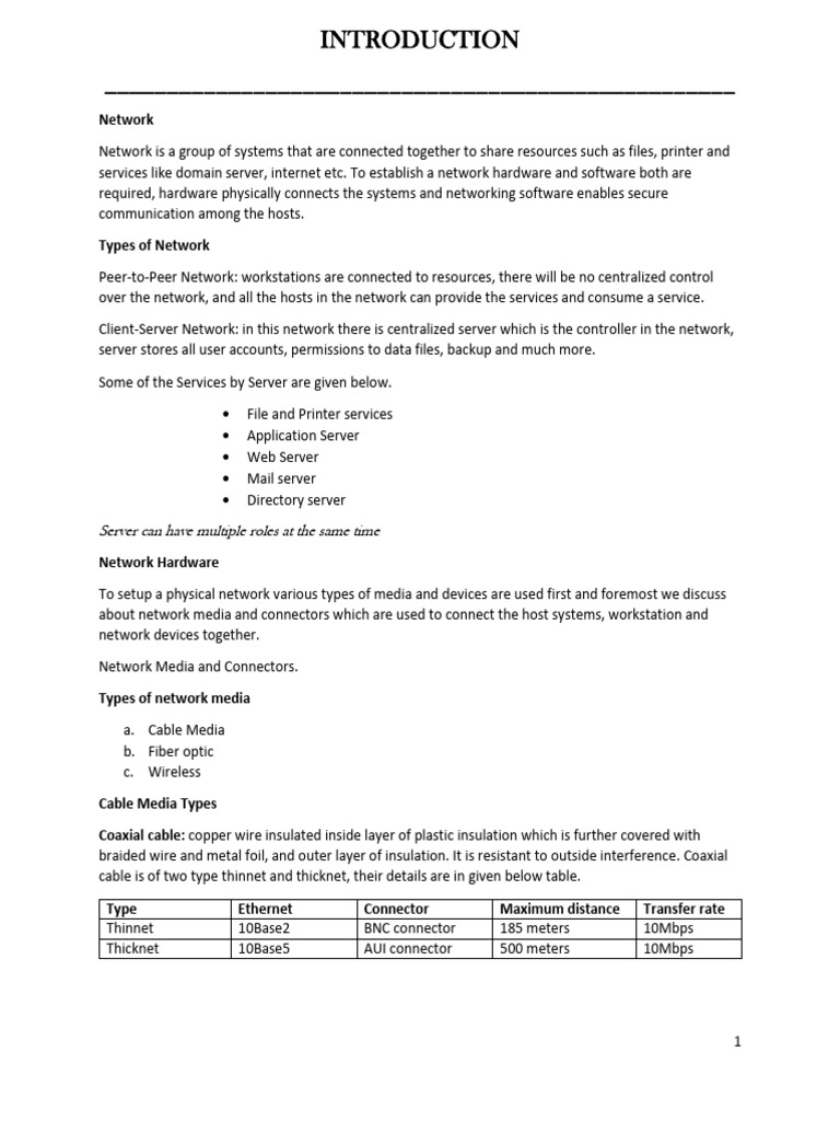 Puter Network Lab-Introduction | PDF | Computer Network | Ethernet