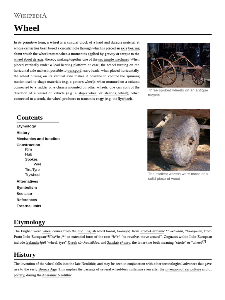 Wheel | PDF | Wheel | Tire
