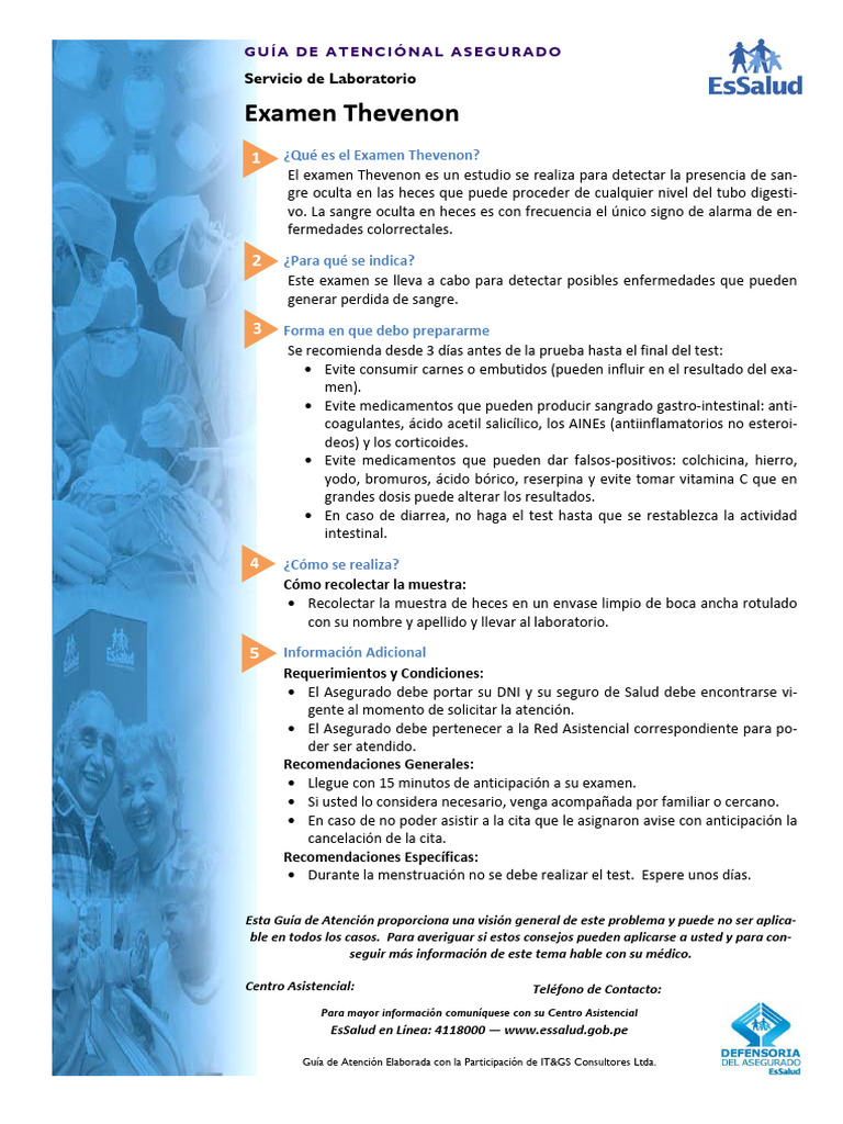Guia Lab Examen Thevenon | PDF | Heces | Causas de la muerte