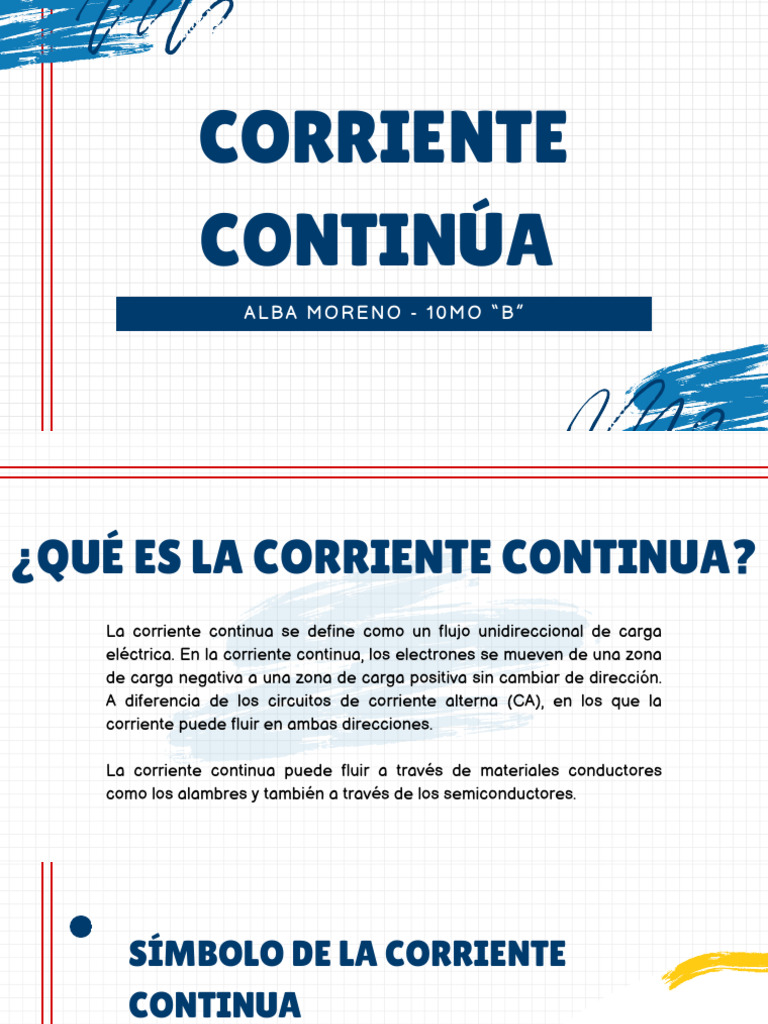 Corriente Continua. | PDF
