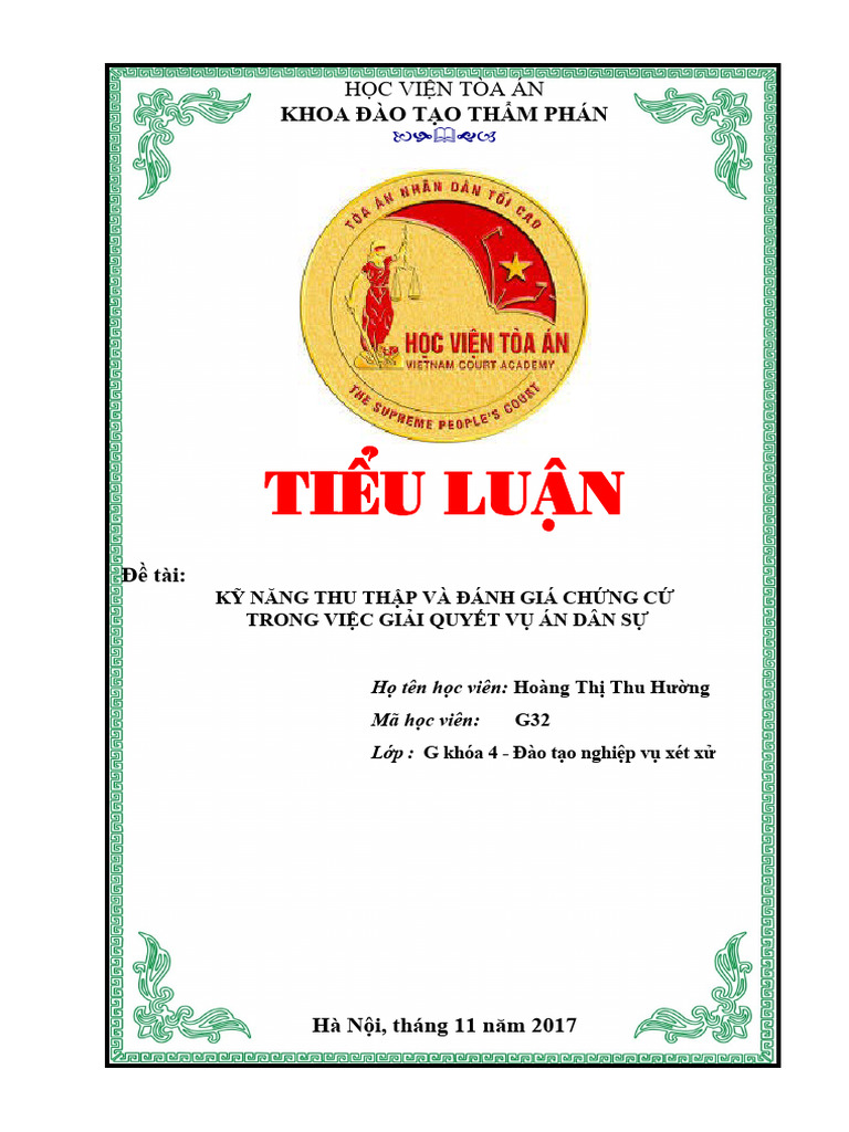 Hoang Thi Thu Huong. Ky Nang Thu Thap Danh Gia Chung Cu Trong TTDS | PDF