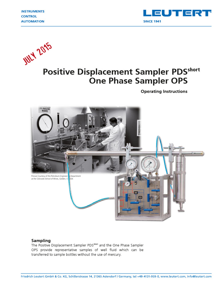 Manual Pds Ops en Excerpt | PDF