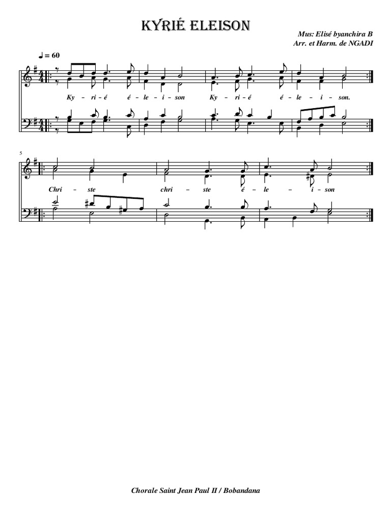 Kyrié Eleison | PDF