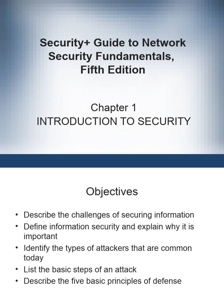 Introduction to Network Security Fundamentals | PDF | Security | Computer Security
