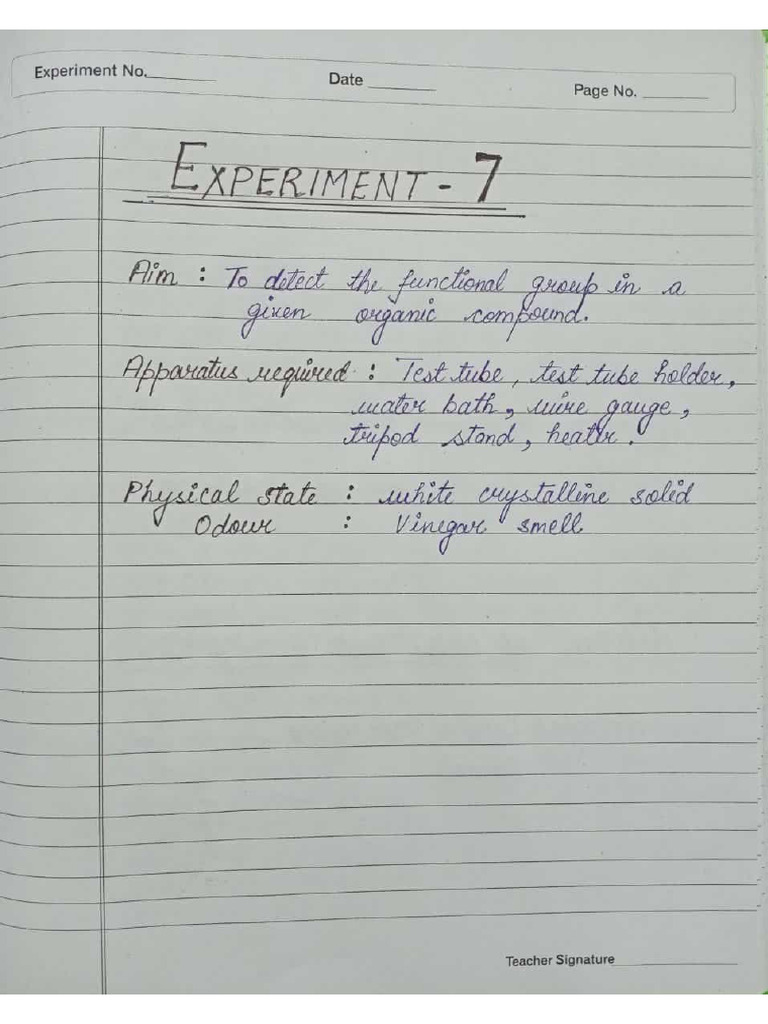 Experiment No 7 | PDF