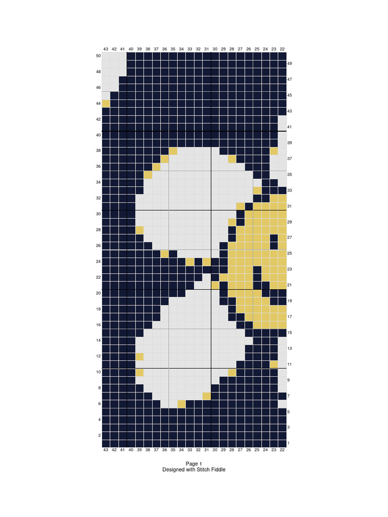 Chart - Stitch Fiddle | PDF