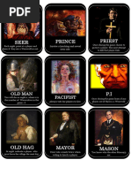 Blood on the Clocktower - Character Sheet | PDF | Demons