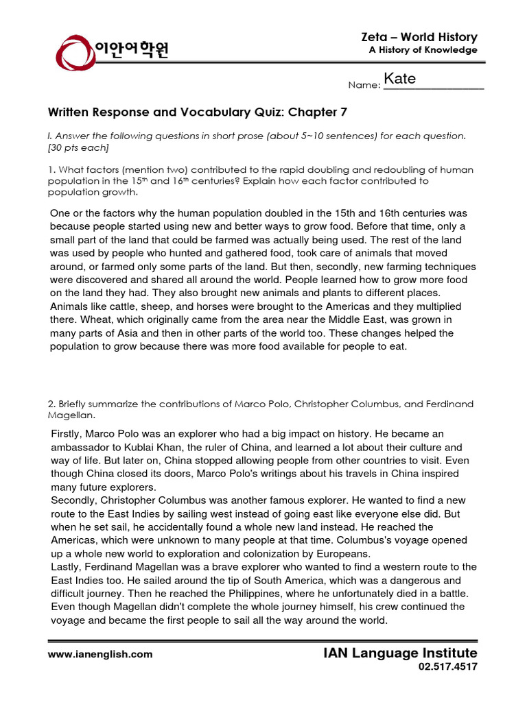 Ian S8 THQ | PDF | Politics