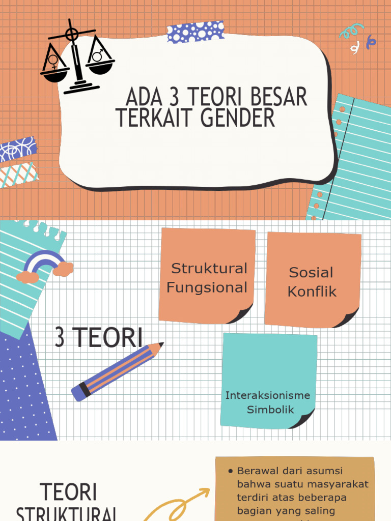Teori Sosiologi Terkait Gender S2 Ilmu Sosial Pdf