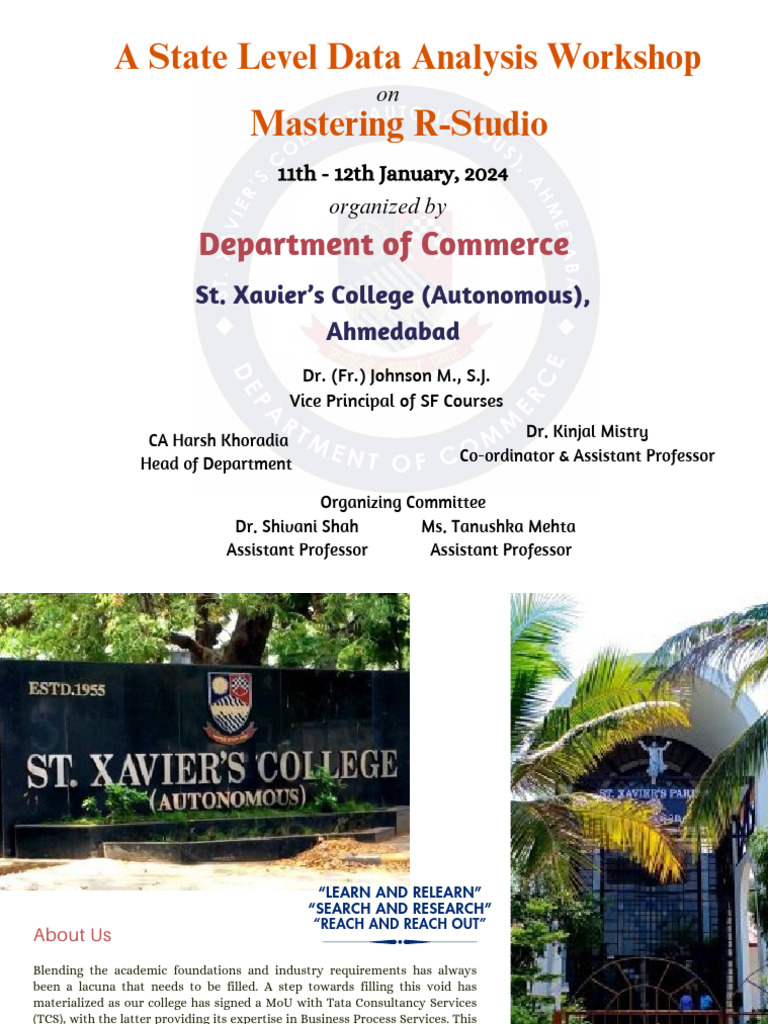 R-Studio Data Analysis Workshop 2024 | PDF