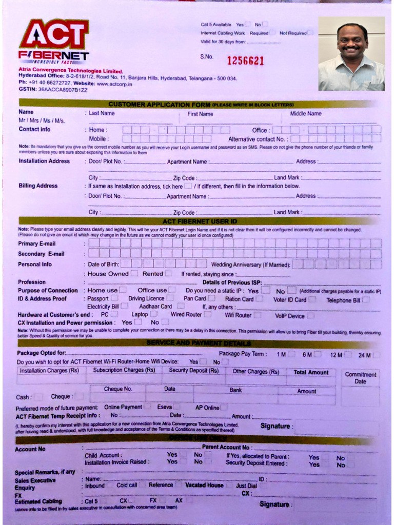 New Caf Application | PDF