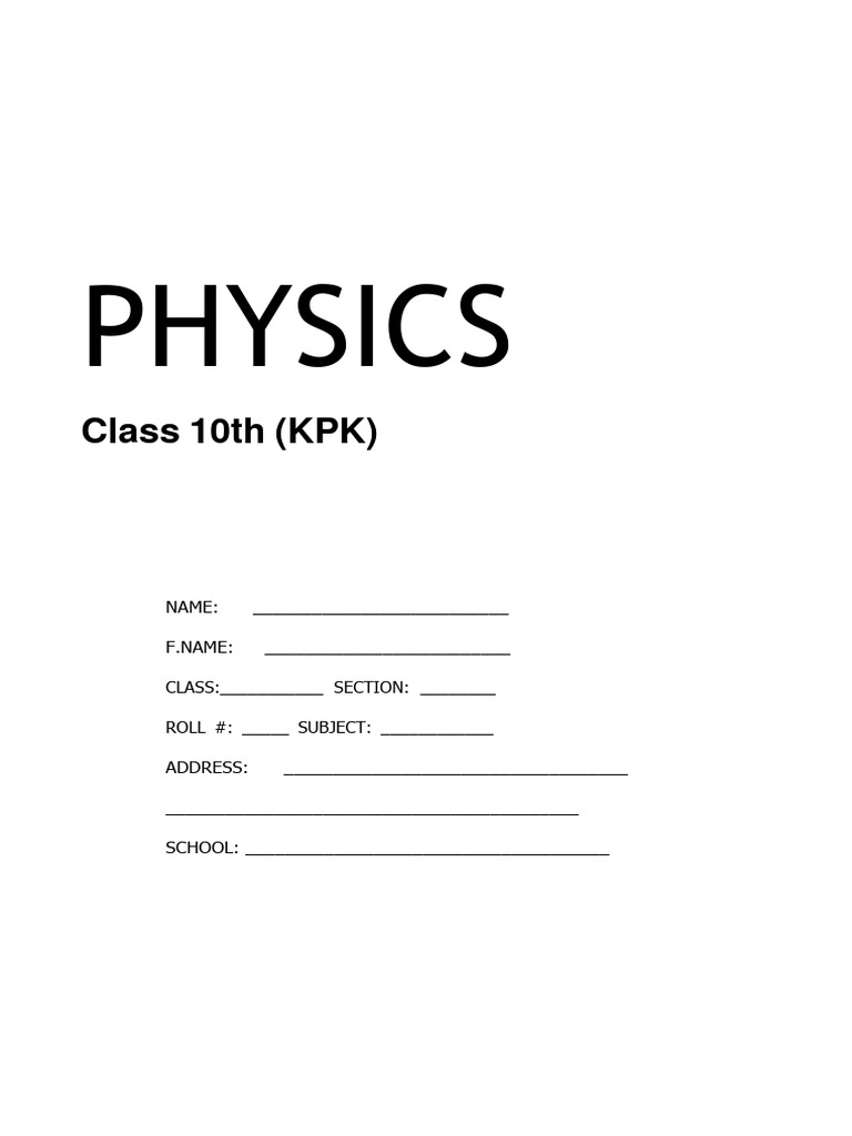 Phy CH 10 Final 10th | PDF