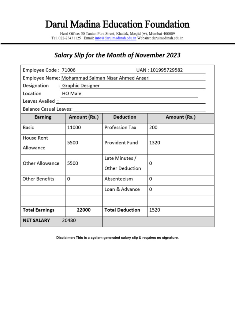 Mohammad Salman Ansari | PDF