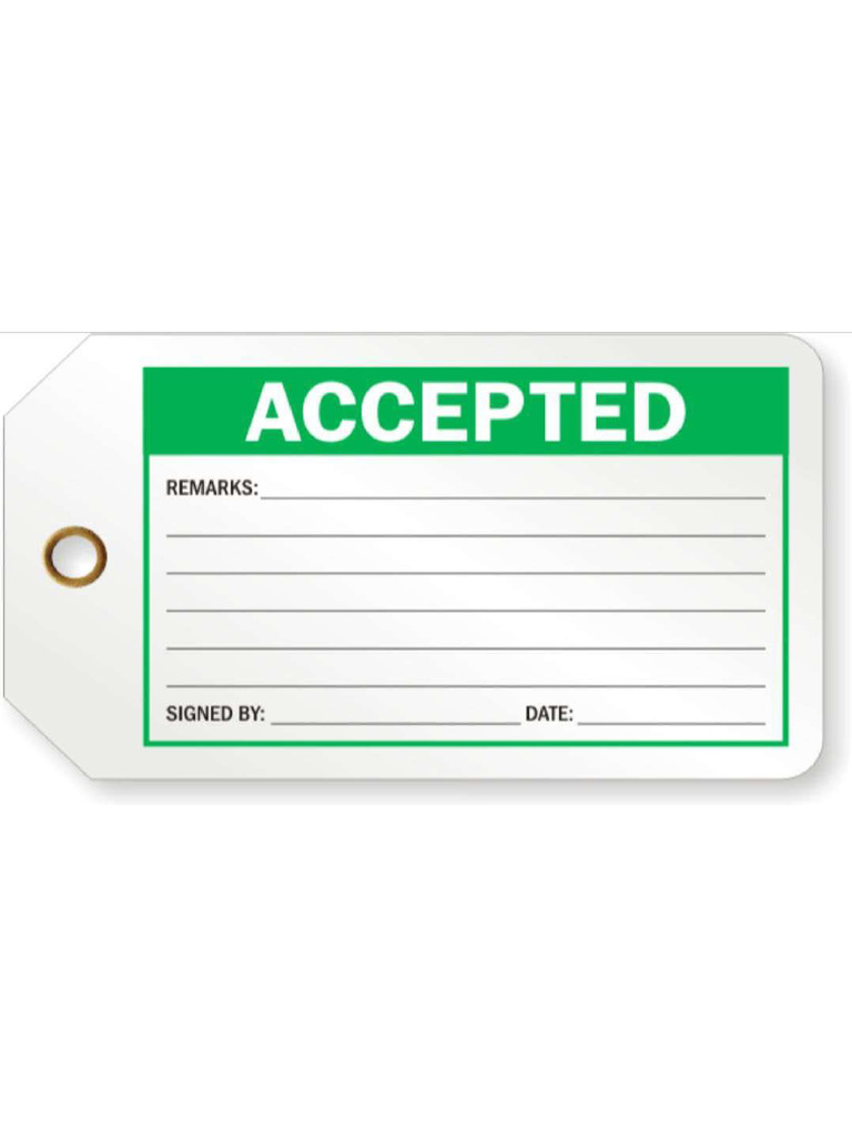 Accepted Tag | PDF